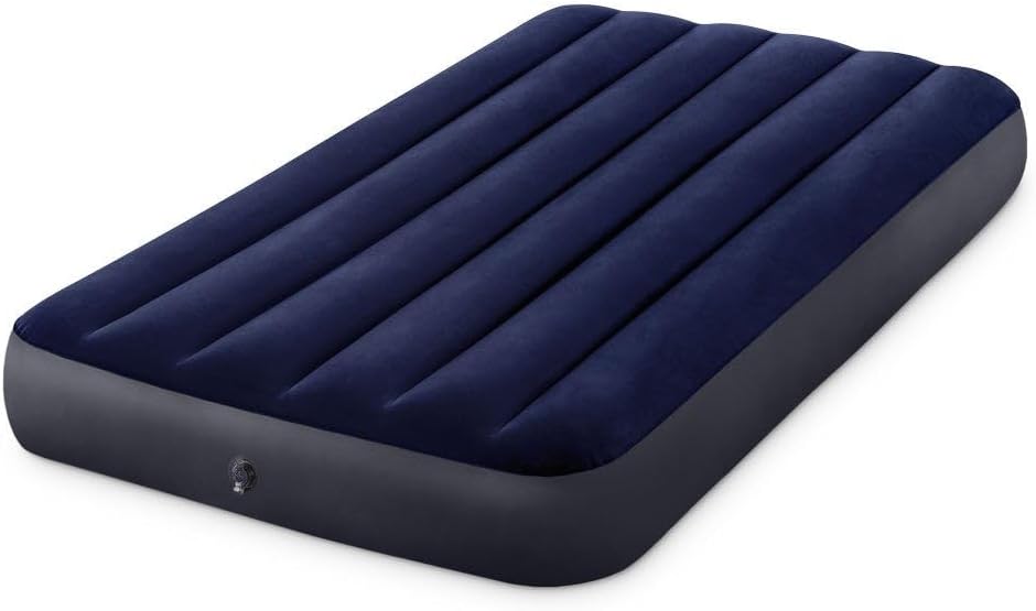 Intex Classic Downy Blue Dura Beam Series Twin Airbed, Blue, 191 x 99 x ...