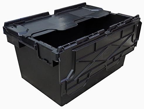 Plastor 2 x Large Plastic 80 Litre Heavy Duty Storage Boxes (71 x 46 x ...
