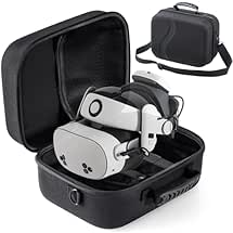 Amazon.com: Large Carrying Case for Meta Quest 3S/Quest 3, Upgraded ...