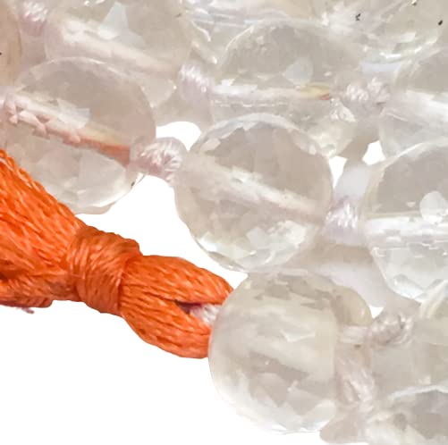 Royal Gems Spatika Mala 108 Beads Original Diamond Cut Crystal Japa ...