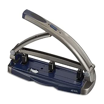 Amazon.com : Staples One‑Touch Adjustable 3‑Hole Punch, 40‑Sheet ...