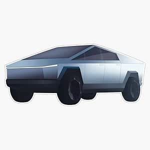 Amazon.com: MAGNET Cybertruck Magnetic Vinyl Sticker Decal Magnet 5 ...