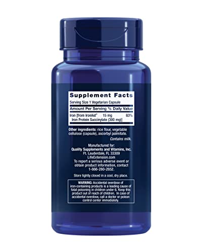 Snapklik.com : Life Extension Iron Protein PlusHighly Absorbable Form ...