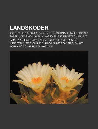 Amazon.co.jp: Landskoder: ISO 3166, ISO 3166-1 Alfa-2, Internasjonale ...