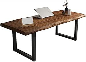 Amazon.com: Nordic Simple Solid Wood Computer Desk, Home Office Writing ...
