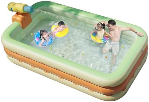 Amazon.com: Kids Pool, Inflatable Pool for Kids and Adults, Kiddie Blow ...