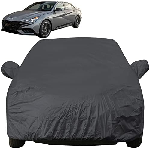 Autofact Car Body Cover with Mirror Pockets Compatible for Hyundai New ...