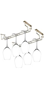 Amazon.com: BlueDreamer 14 Inch Black Wine Glass Rack, Wine Glass ...