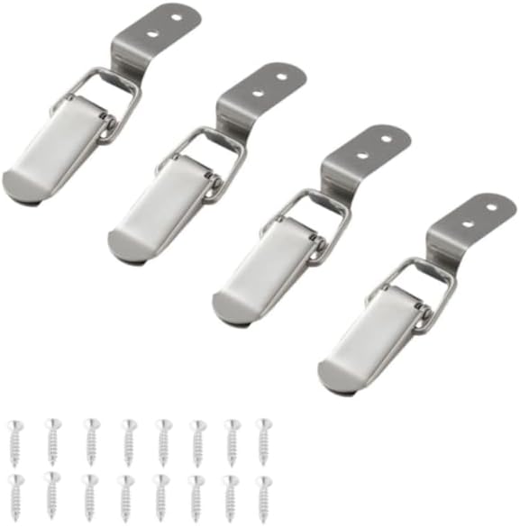 Latch 90 Degree Stainless Steel Spring Loaded Toggle Latch, Silver ...