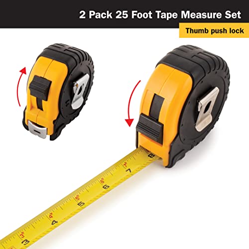 Snapklik.com : Titan 10901 25 Quick-Read Tape Measure