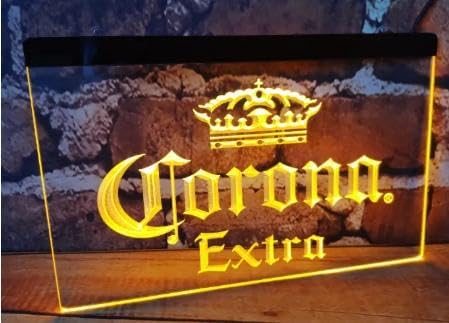 Corona Extra Beer Bar Pub 3D SIGNS cafe LED Neon Light Sign home decor ...