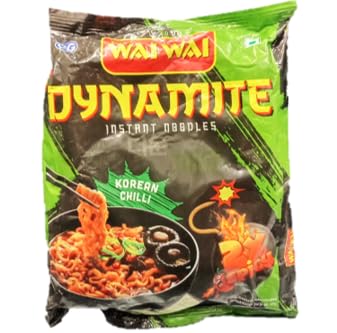 Wai Wai Instant Dynamite Korean Chilli Noodles 100g Humarabazar : Amazon.in: Grocery & Gourmet Foods