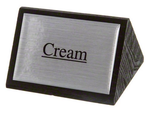 Amazon.com: American Metalcraft SIGNCR11 Creamer Tent Sign : Home & Kitchen
