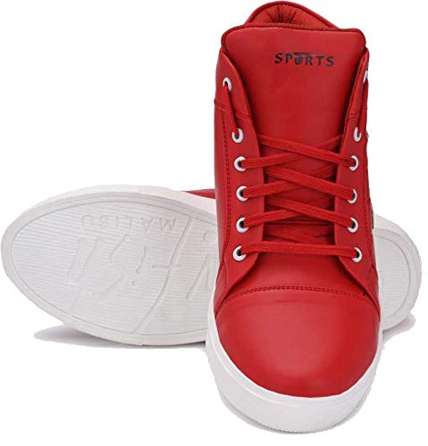 Buy Kelwin Men's Red Modern Shoes -6 UK at Amazon.in
