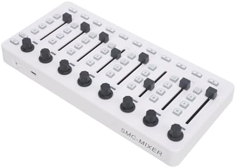 Amazon.com: MIDI Controller Mixer Portable Easy Control with 8 Push ...