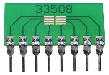 8 Pin SIP Surface Mount Integrated Circuit Adapter (0.35" x 0.8 ...