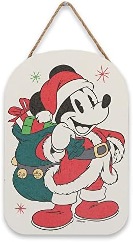 Amazon.com: Open Road Brands Disney Mickey Mouse Santa Claus Hanging ...