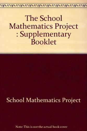 Smp Supplementary Book 4 (School Mathematics Project Numbered Books ...