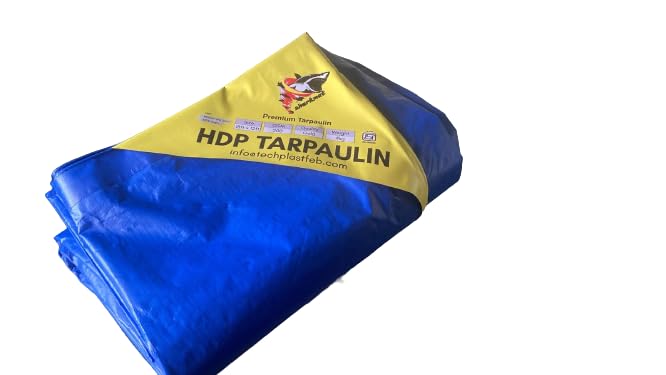 sharkmat Tarpaulin Sheet Waterproof | GSM Blue Tarpaulin Tirpal ...