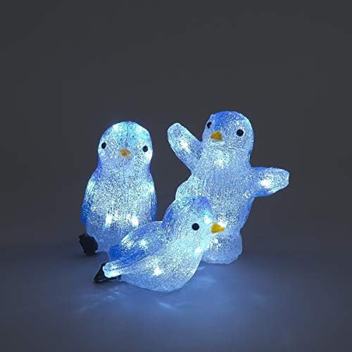 BBTO 3 Pcs Christmas Light Penguin Outdoor Decorations Penguins LED ...