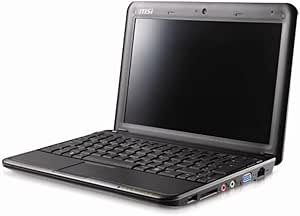 MSI WIND Netbook U100 Black 1GB 160GB 10" XP Home Webcam Bluetooth with free bag : Amazon.co.uk ...