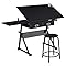Amazon.com: Yaheetech Height Adjustable Drafting Table Drawing Table ...