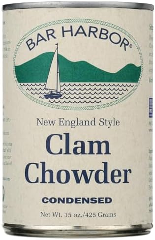 Amazon.com : Bar Harbor New England Style Clam Chowder, Condensed, 14.5 ...