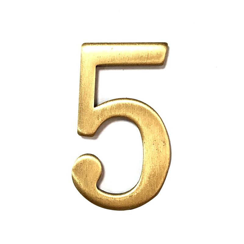 Amazon.com: 1Pcs Mailbox Numbers 2 Inch Brass House Numbers for Outside ...