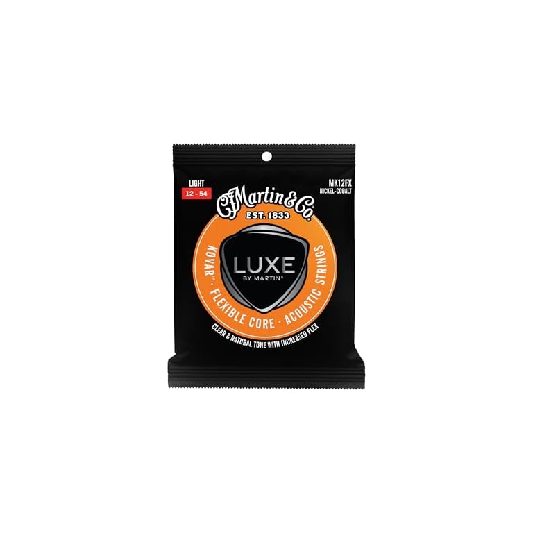 Martin Luxe Kovar Flexible Core Acoustic Strings for Clear Tone and ...