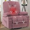 Amazon.com: REFICCER Recliner Chairs for Adults, Pink Rocker Recliners ...
