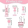 Amazon.com: 200 Pieces Pink Push Pins Thumb Tacks Cute Decorative Push ...