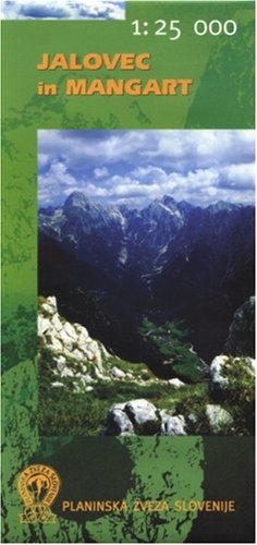 Amazon.com: Jalovec in Mangart Map: 3831010754044: Geodetski Zavod ...