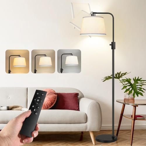 Clora Dimmable Floor Lamp Smart LED Bulb Remote Control 3 Color ...