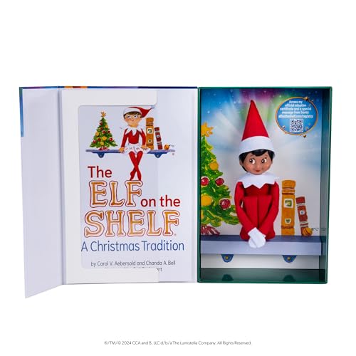 The Elf on the Shelf: A Christmas Tradition - Girl Scout Elf with Brown ...