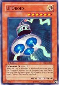 YuGiOh Gyroid Card Gyroid CRV-EN007 1st Edition Yu-Gi-Oh! LP Machine ...