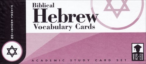 Biblical Hebrew Vocabulary Cards by Raymond B. Dillard (1981-06-24 ...