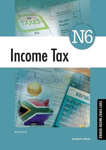Amazon.com: Income Tax N6 Student's Book (New) (TVET First NATED ...