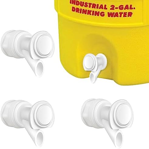 3 piezas de grifo de agua con botón pulsador para enfriador, repuesto ...