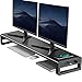 Amazon.com: Vaydeer Dual Monitor Stand, Double Monitor Riser with ...