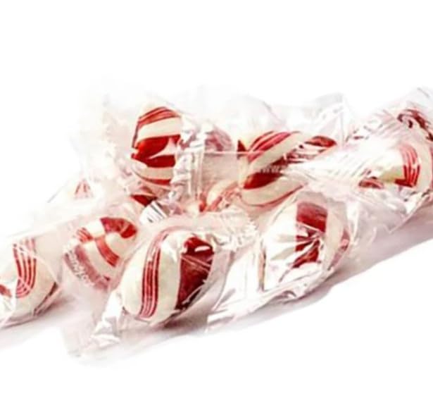 Amazon.com : Classic Red and White Peppermint Twist Individually ...