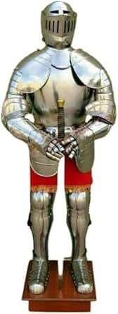 Amazon.com: Knight Wearable Medieval Armor Costume 18 Gauge Steel SCA ...