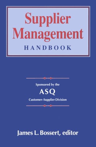 Supplier Management Handbook: Bossert, James L.: 9780873892841: Amazon ...