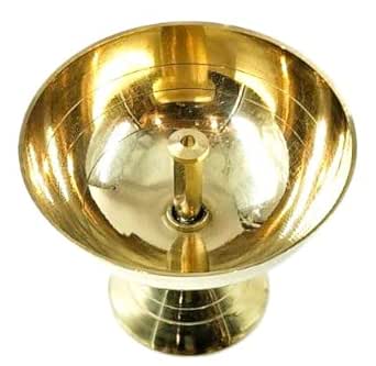 Buy Akhand Deep, Continuous Burning Oil Lamp for Hindu Rituals ...