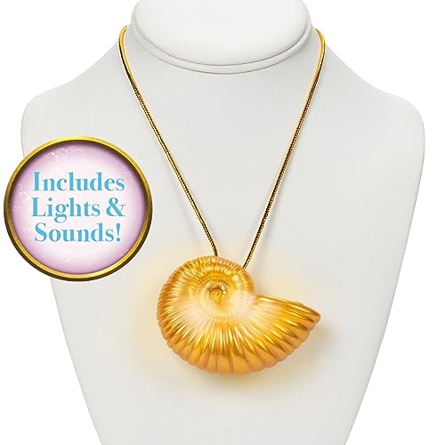 The Little Mermaid Disney Ariel Seashell Necklace with Light-Up Feature ...