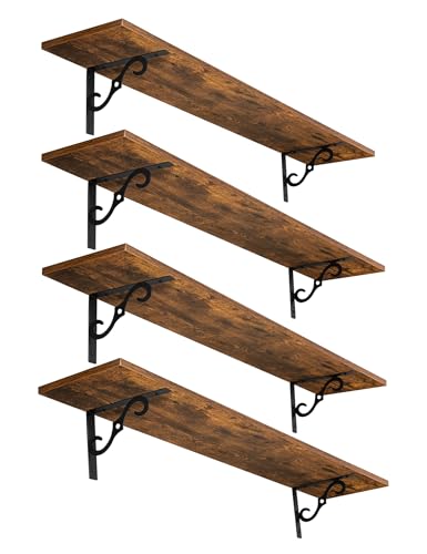 Amazon.com: DINZI LVJ Long Wall Shelves, 39.4 Inch Large Floating ...