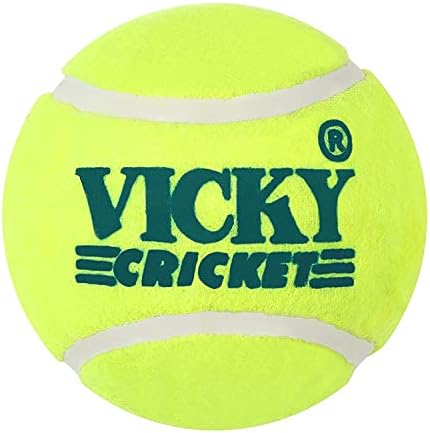 Vicky Rubber Cricket Tennis Ball (Green , Pack Of 6)Material: Rubber ...
