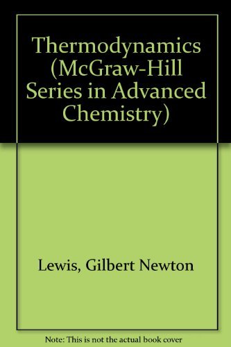 Amazon | Thermodynamics (MCGRAW HILL SERIES IN ADVANCED CHEMISTRY ...