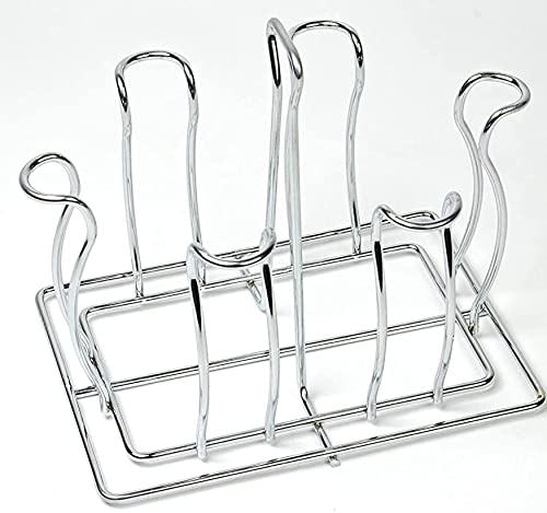 TDO® Glass Holder for 6 Glasses Glass Stand Made Stainless Steel Glass ...
