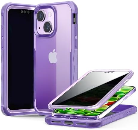 Amazon.com: INTORDAYS Anti Peeping Case for iPhone 14 Case,360 Degree ...