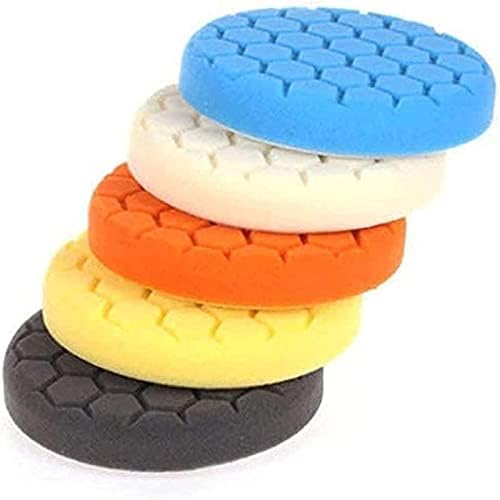 Buffing Polishing Pads, SPTA 5Pcs 6.5 Inch Face for 6 Inch 150mm ...